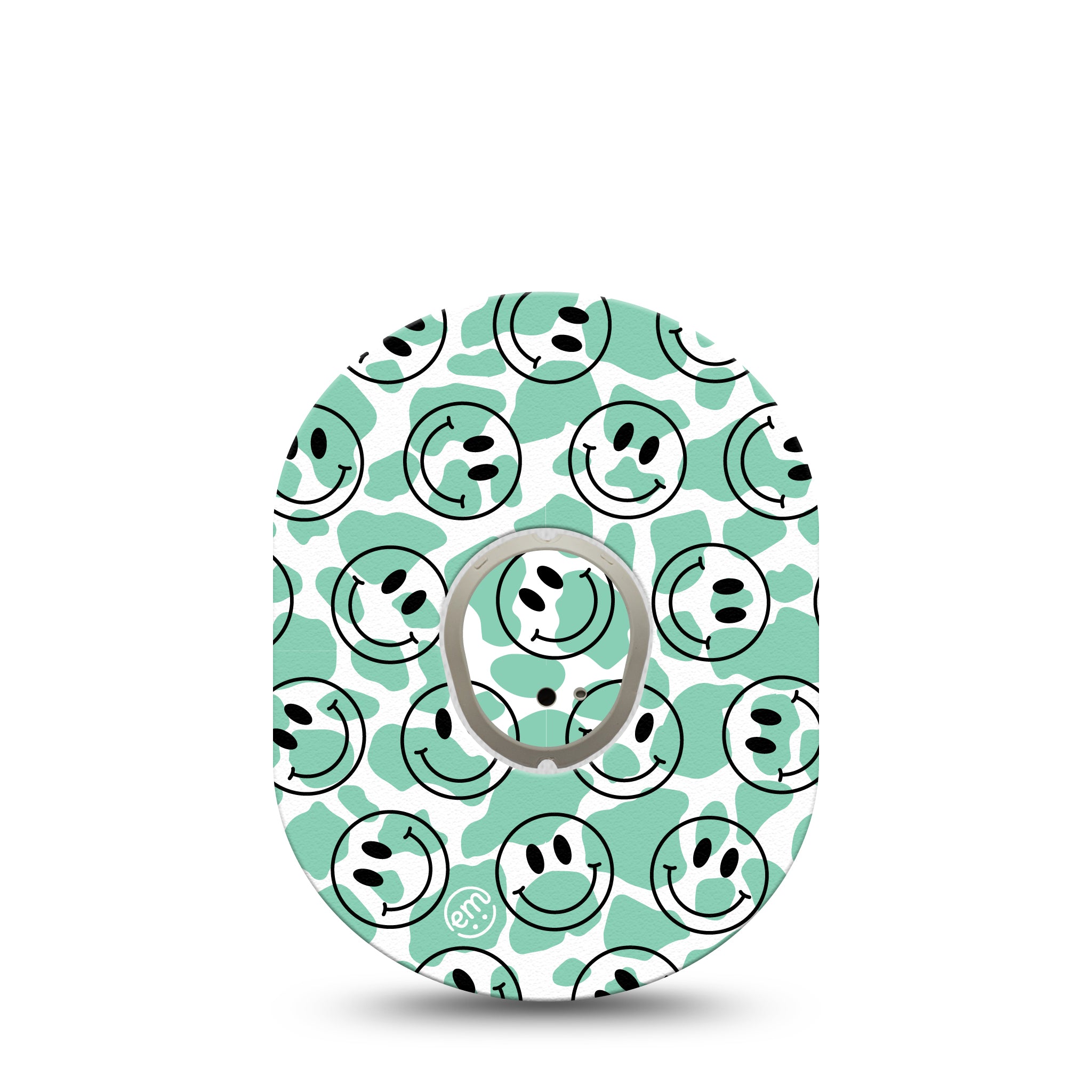 Happy Cow Print Dexcom G7 Transmitter Sticker - ExpressionMed