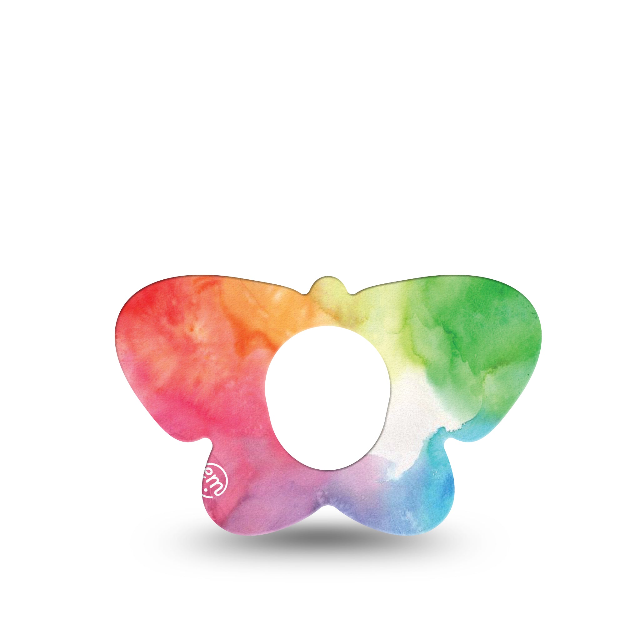 Rainbow Clouds Butterfly Dexcom G7 Tape - ExpressionMed