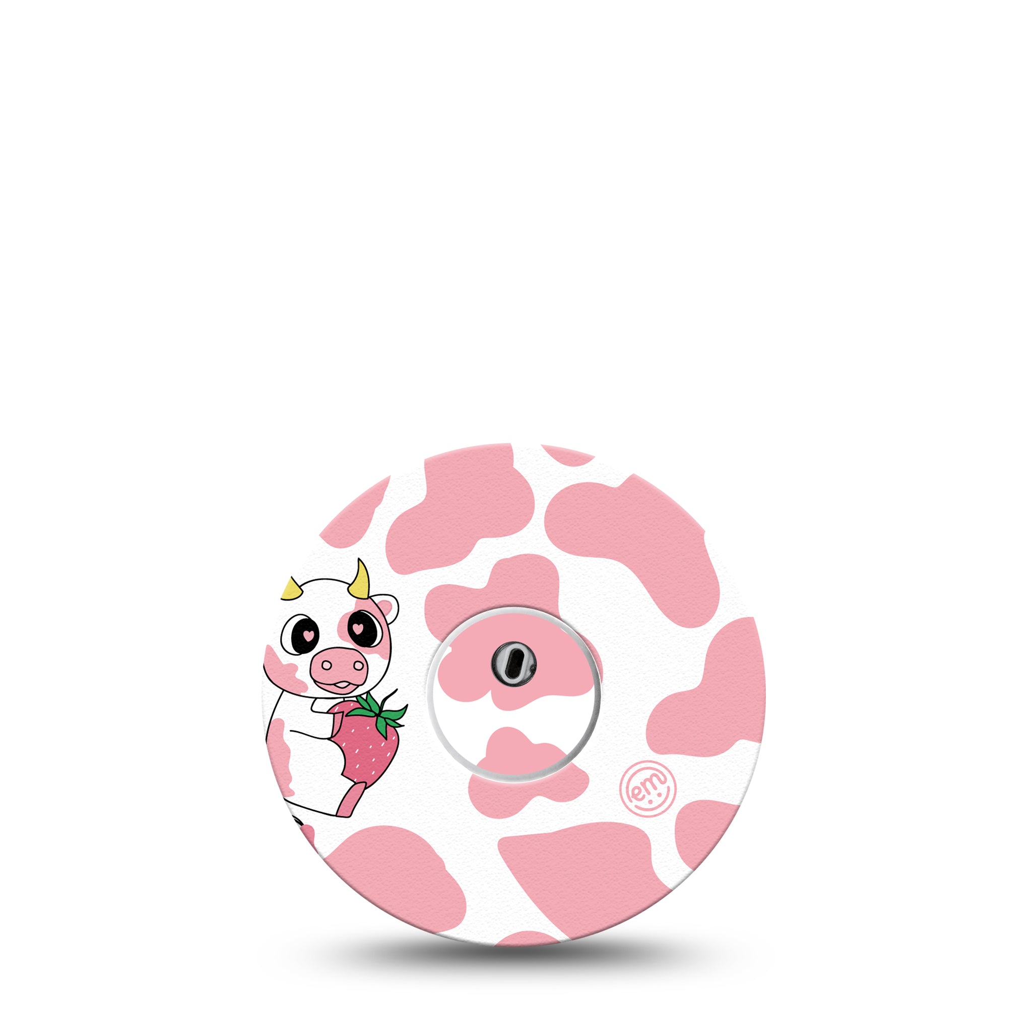 Strawberry Cow Libre 3 Transmitter Sticker - ExpressionMed