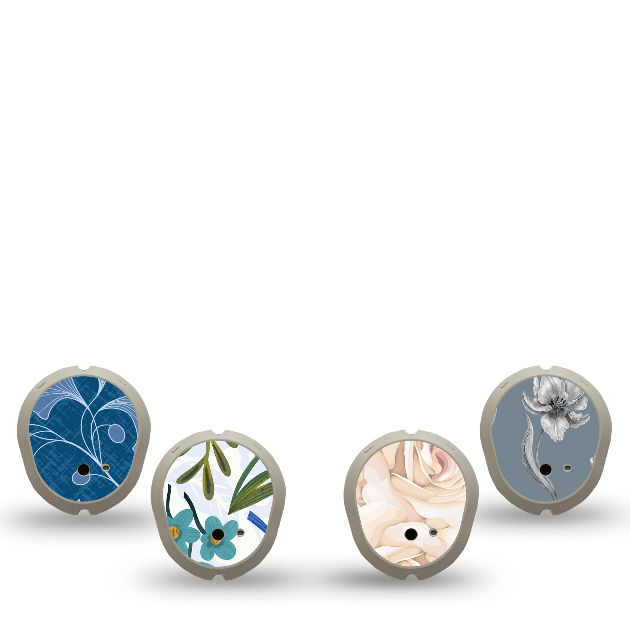 ExpressionMed Winter Florals Variety Pack Dexcom G7 Transmitter Sticker