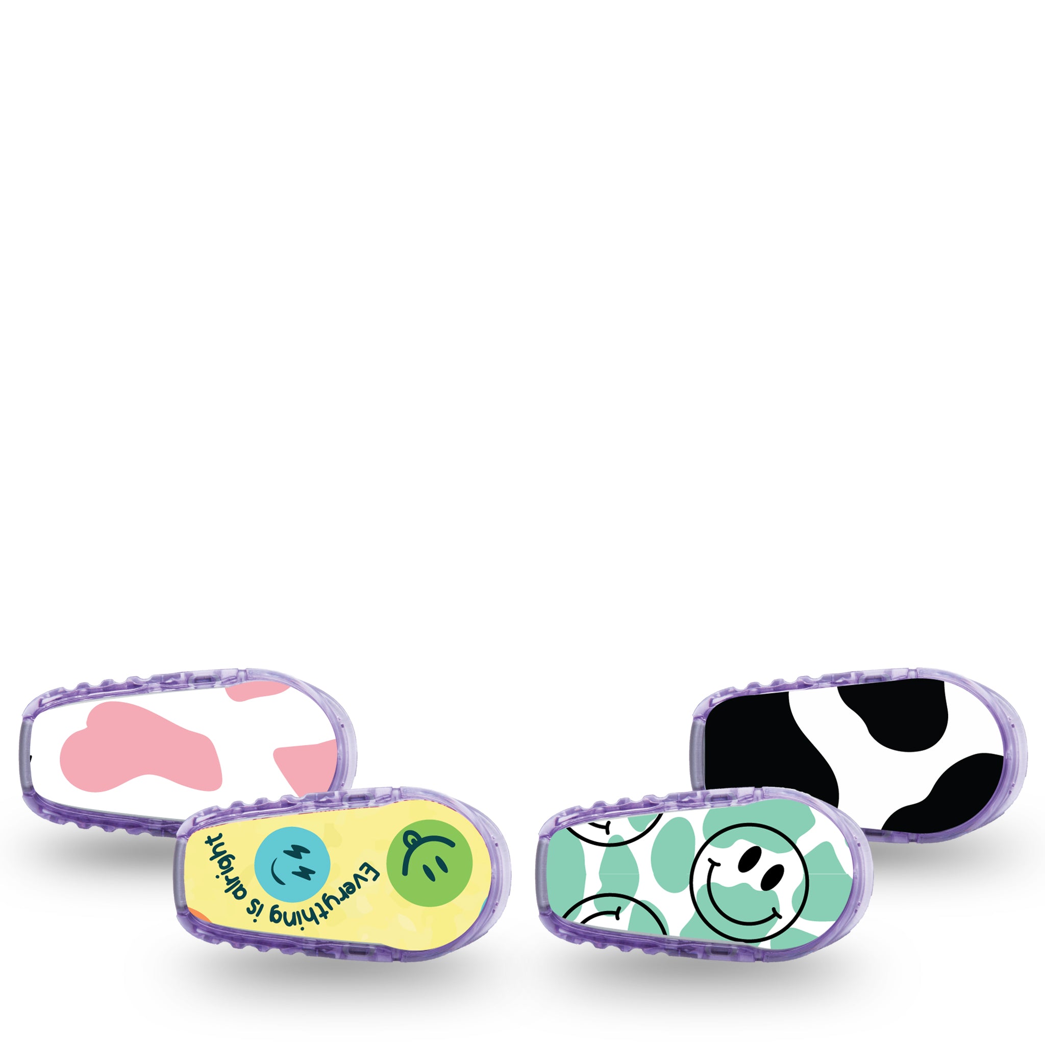 Cow Print Surprise Variety Pack Dexcom G6 Transmitter Sticker - ExpressionMed