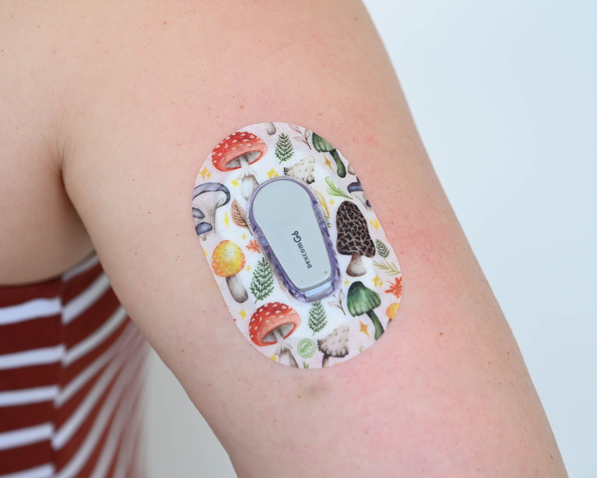 ExpressionMed Forest Mushrooms Dexcom G6 Mini Patch