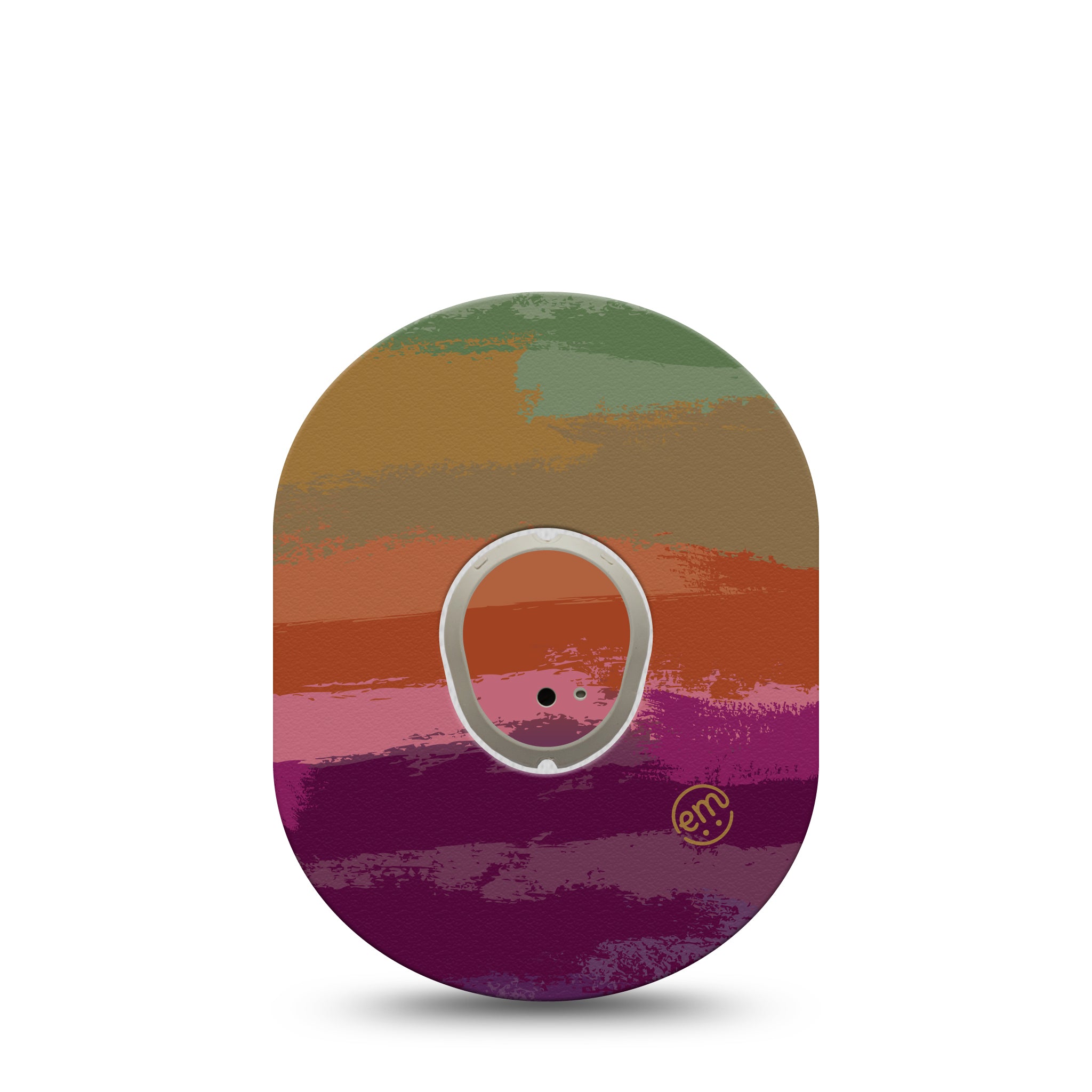 ExpressionMed Falling Colors Dexcom G7 Transmitter Sticker