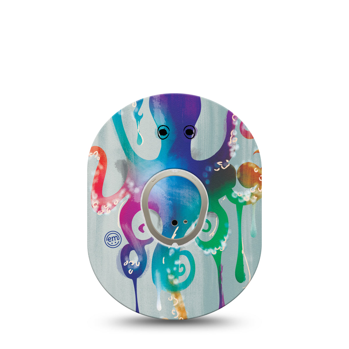 ExpressionMed Octopus Tattoo Dexcom G7 Transmitter Sticker