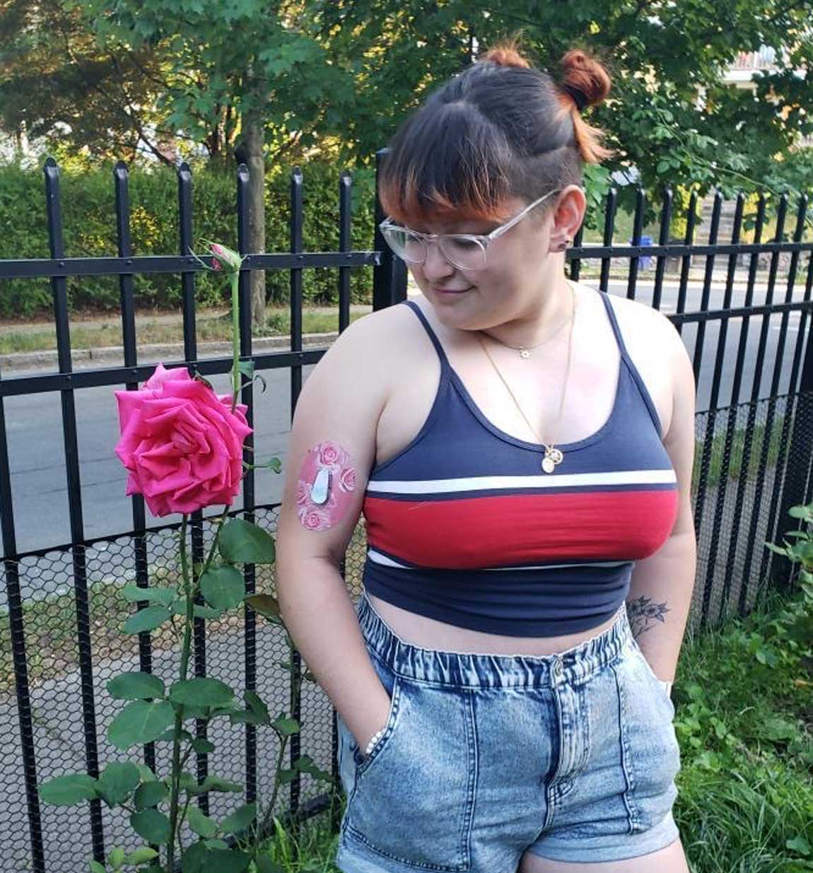 Blush Rose Dexcom G6 Tape - ExpressionMed