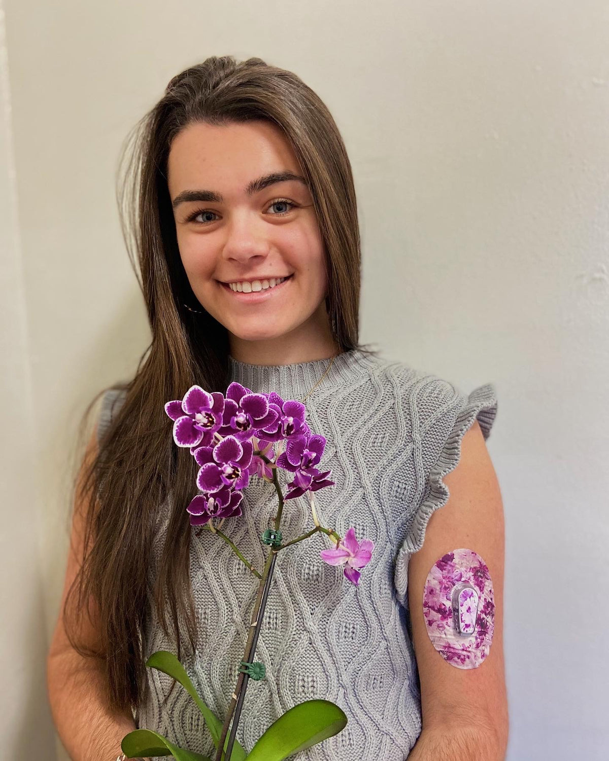 ExpressionMed Violet Orchids Dexcom G6 Patch
