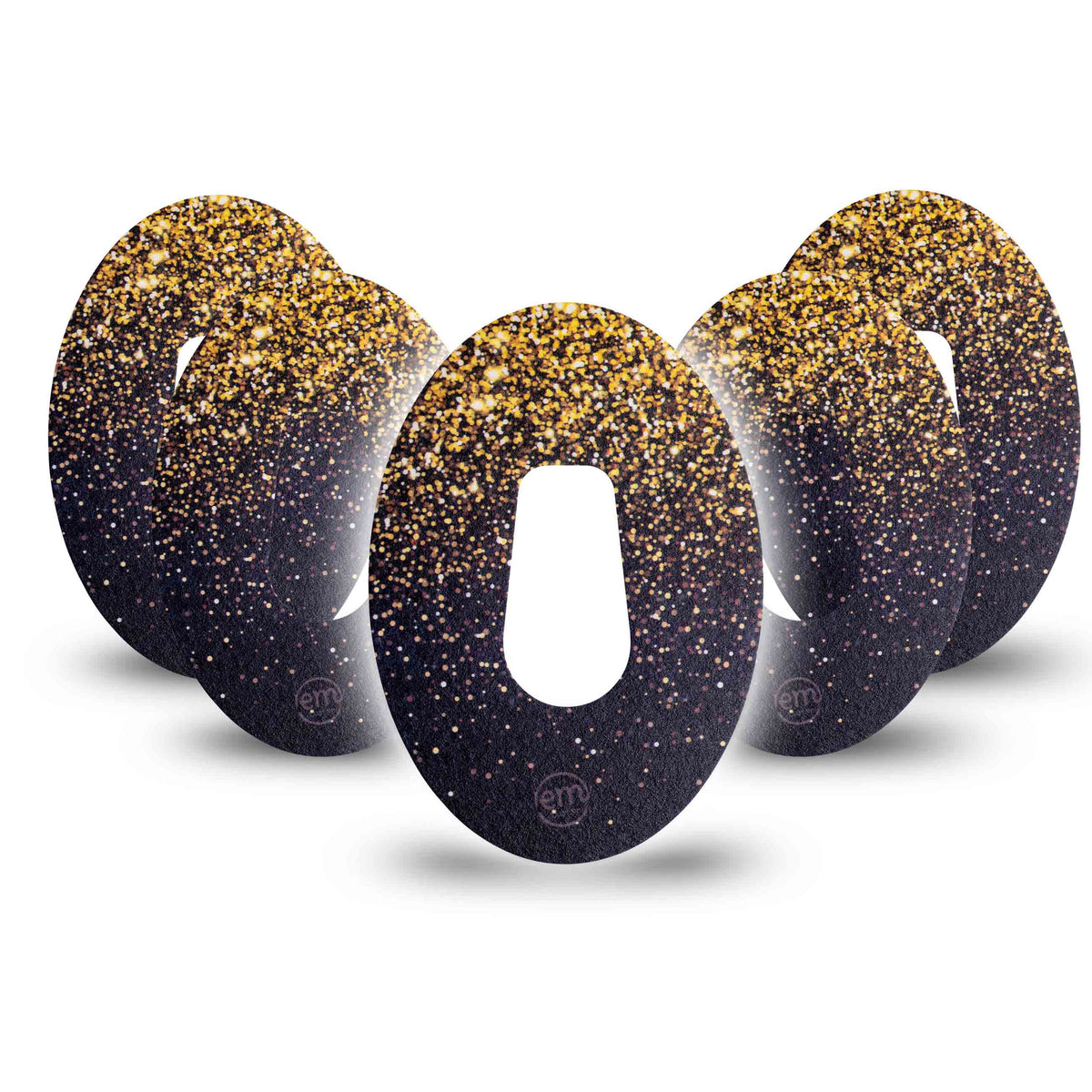 ExpressionMed Gold Sparkles Dexcom G6 Patch