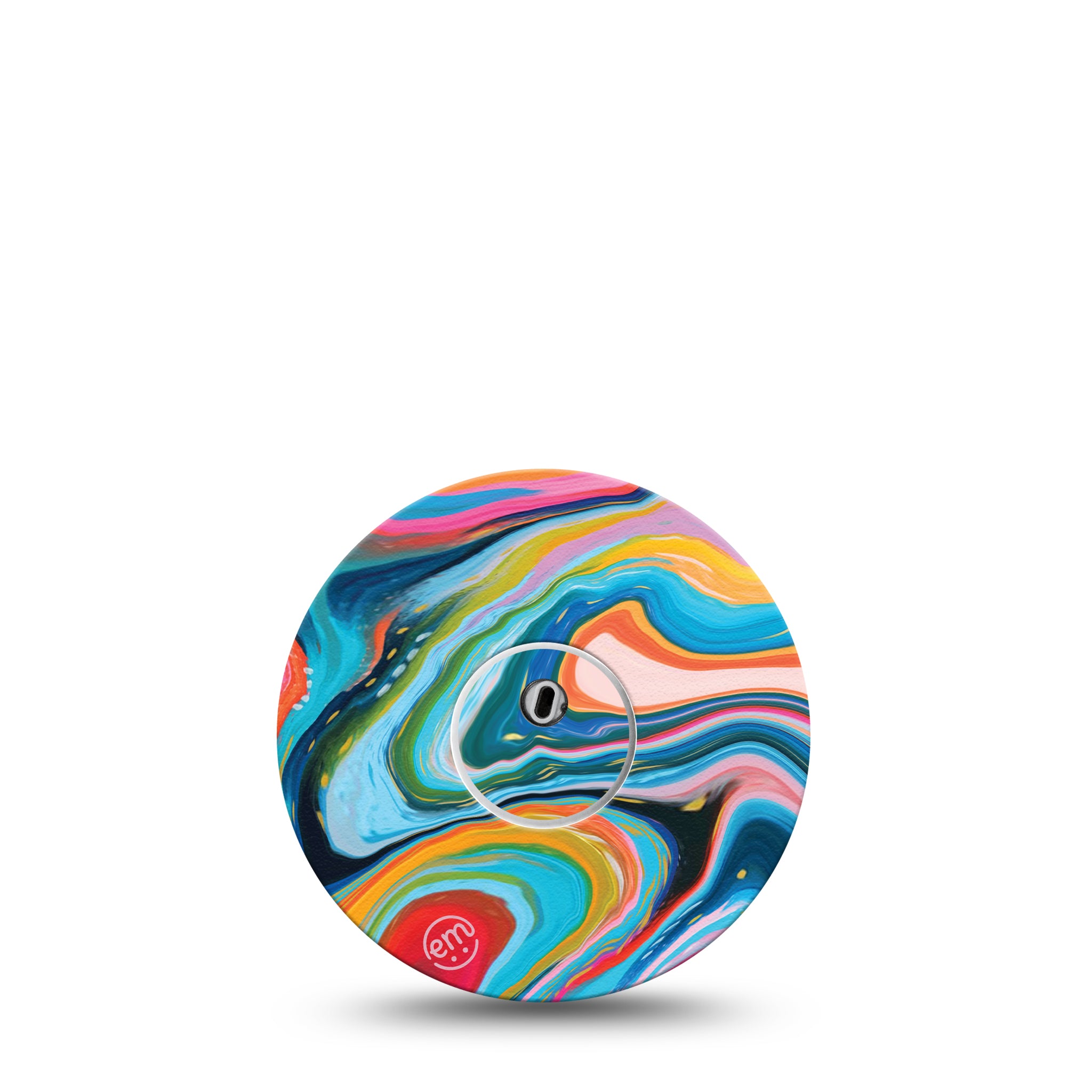 ExpressionMed Color Melting Swirl Libre 3 Transmitter Sticker