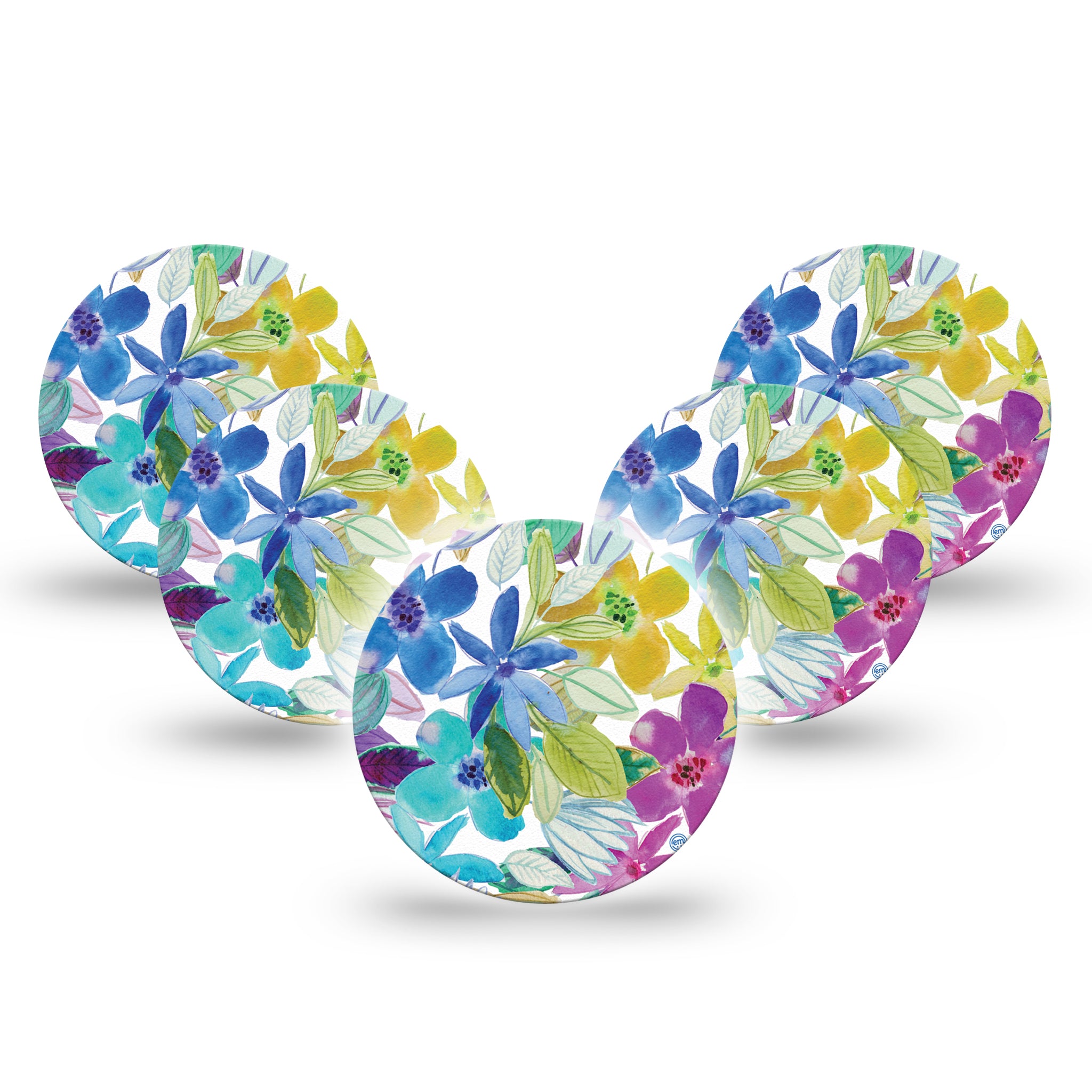 ExpressionMed Watercolor Floral Libre 3 Overpatch