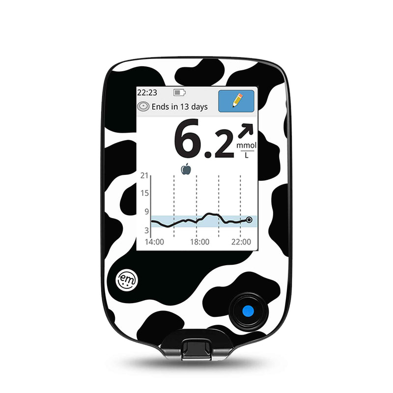 Cow Print Freestyle Libre Receiver Sticker - ExpressionMed